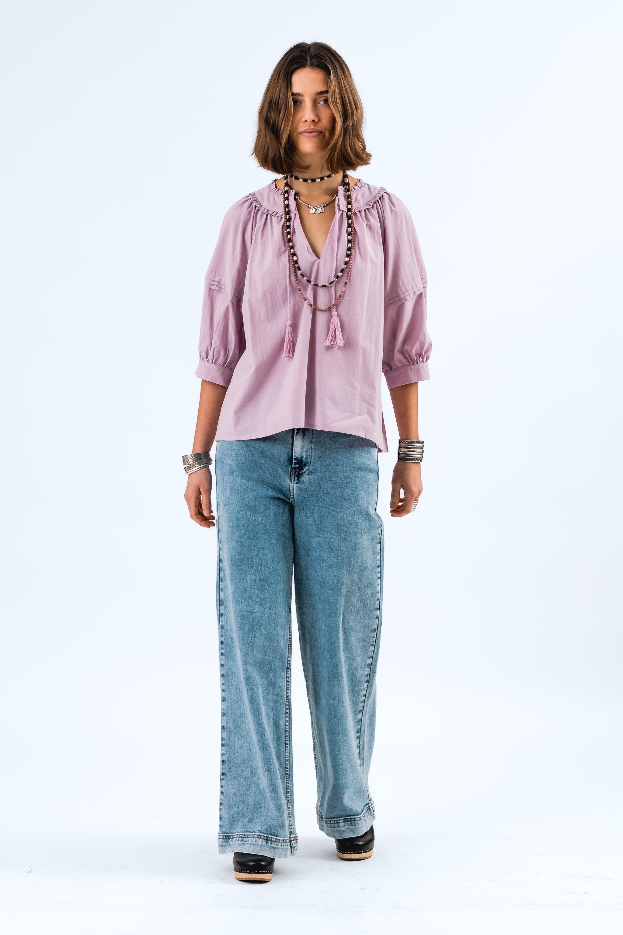 AlviLL Blouse 3/4 - Lavender