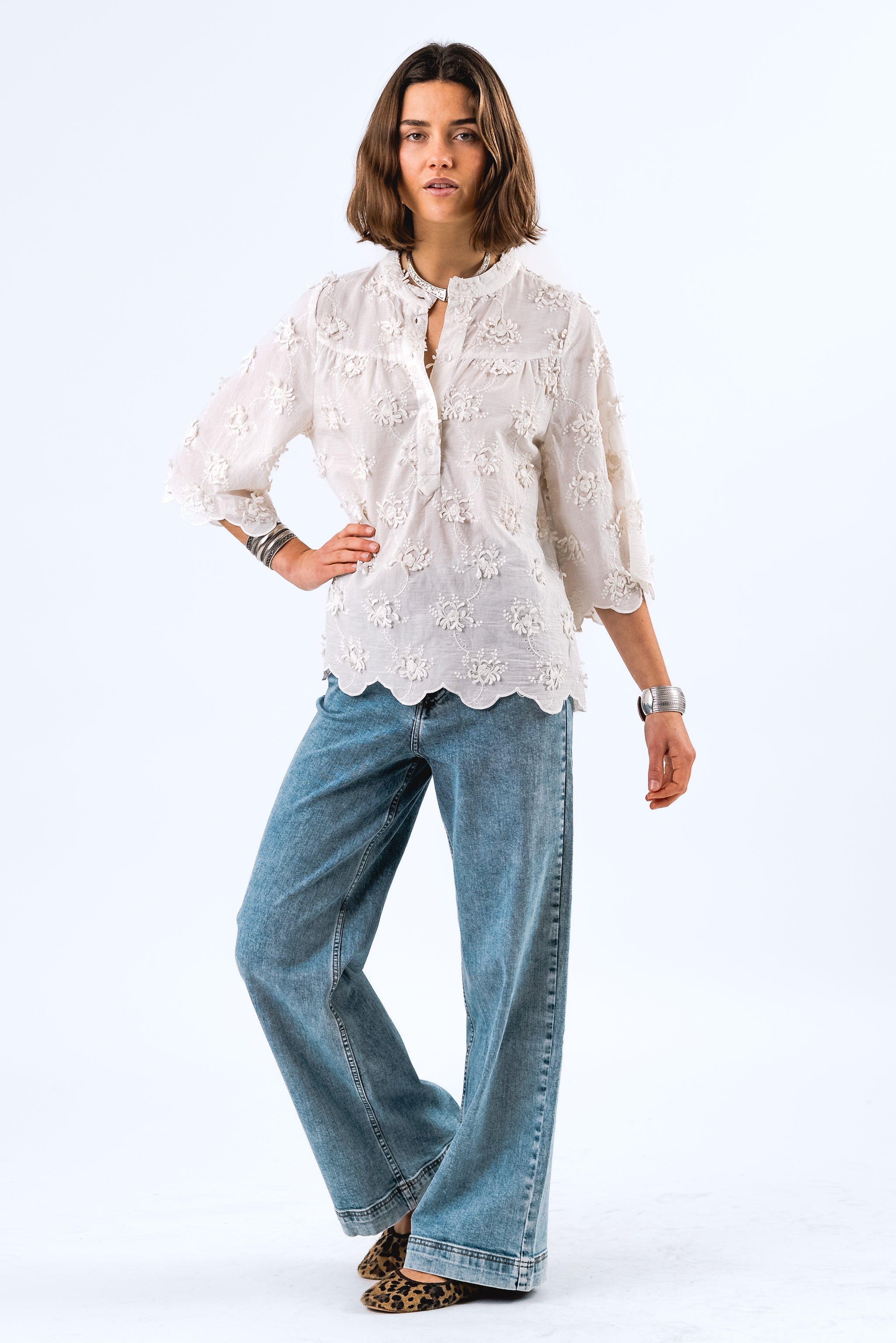 LouiseLL Blouse - Creme