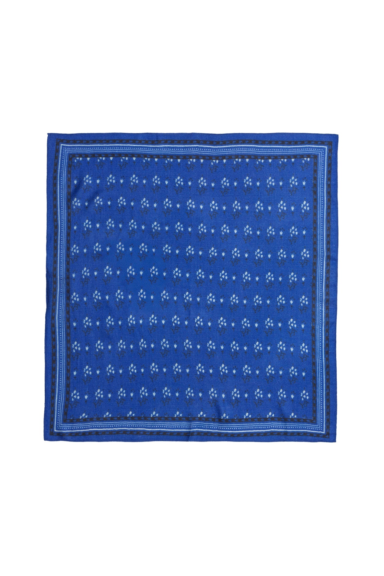 MaseLL Scarf – Wool And Silk Scarf In Blue | Lollys Laundry