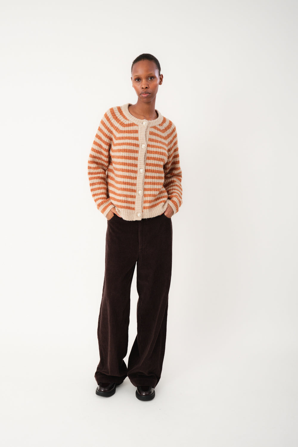 NovaLl Cardigan - Rust